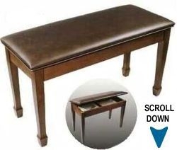 Jansen Duet Grand Piano Benches - Free Shipping